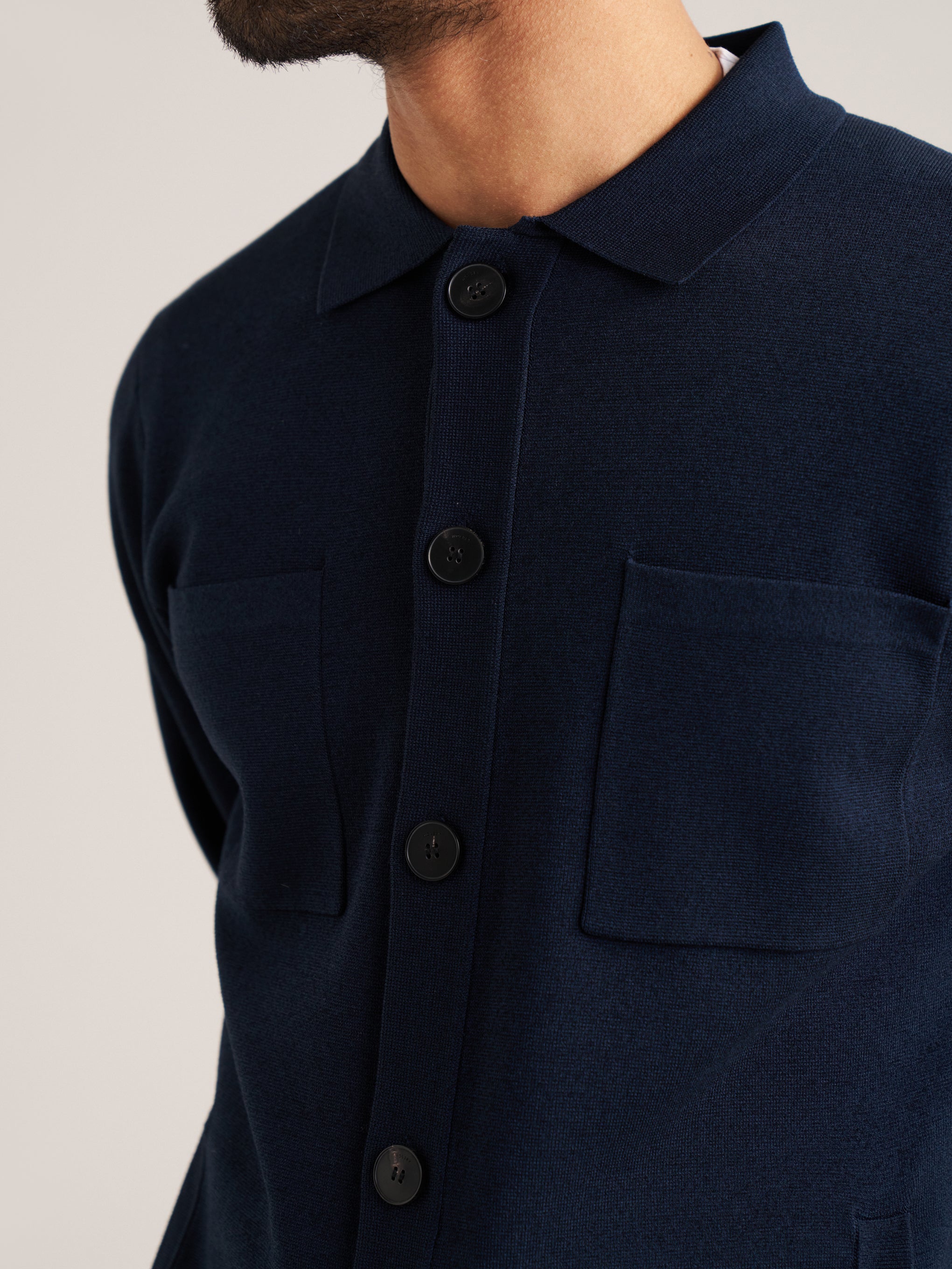 Knitted Overshirt — Wolsey