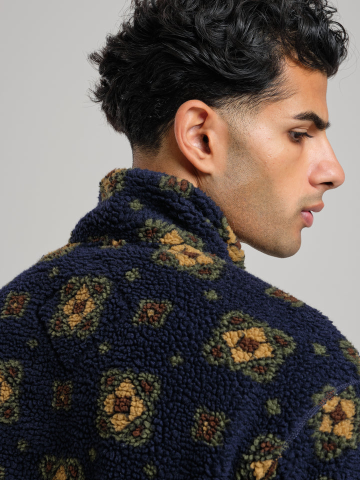 The Patterned Fleece Jacket — Wolsey