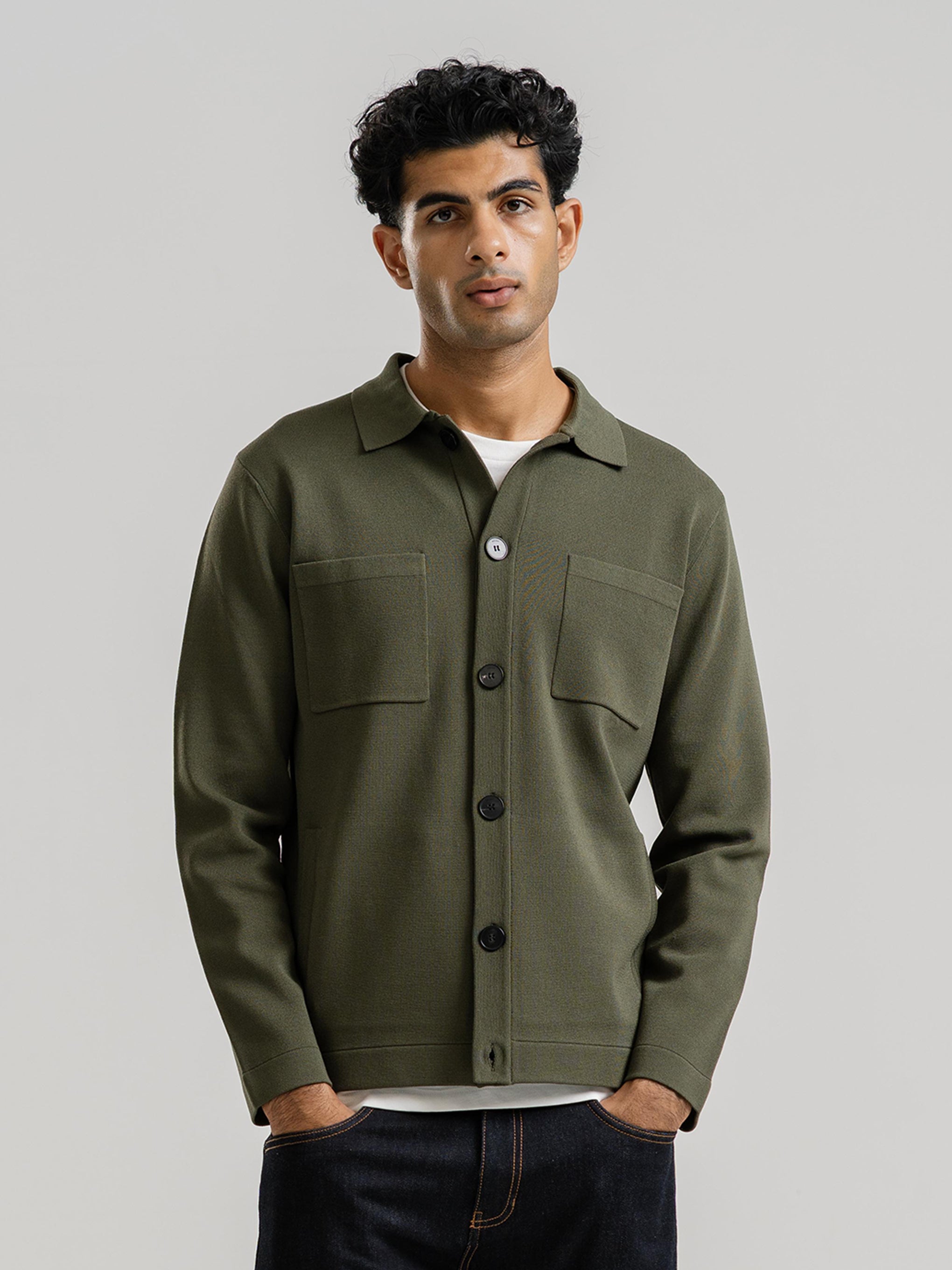 The Knitted Overshirt — Wolsey